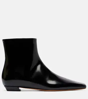 Proenza Schouler Patent Leather Ankle Boots - Black