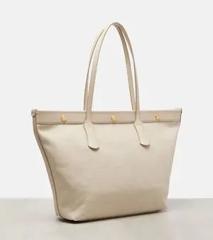 Dolce & Gabbana Canvas And Leather Tote Bag - Beige