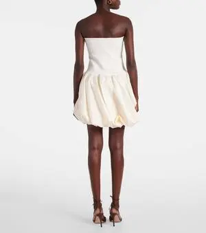 Simkhai Polllie" Strapless Mini Dress - Black