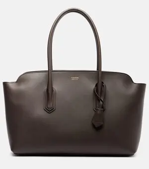 TOM FORD Alexander Large Leather Shoulder Bag