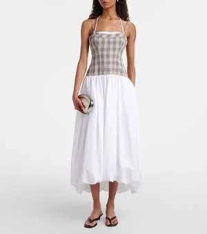 Simkhai Pfeiffer Midi Dress - White