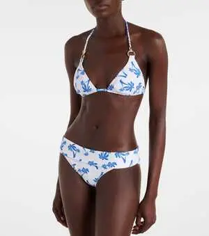 Heidi Klein Palm Beach Printed Bikini Bottoms