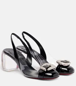 CHRISTIAN LOUBOUTIN Minny Bubble Sling 70 Slingback Pumps - Black