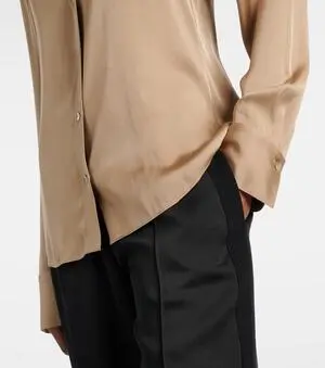 Vince Silk-blend Satin Shirt