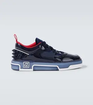 CHRISTIAN LOUBOUTIN Astrocool Embellished Leather Sneakers