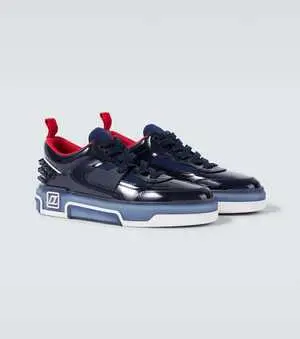 CHRISTIAN LOUBOUTIN Astrocool Embellished Leather Sneakers