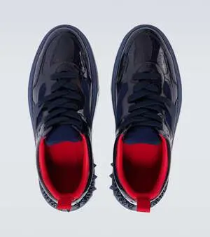 CHRISTIAN LOUBOUTIN Astrocool Embellished Leather Sneakers