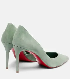 CHRISTIAN LOUBOUTIN Iriza 85 Suede Pumps