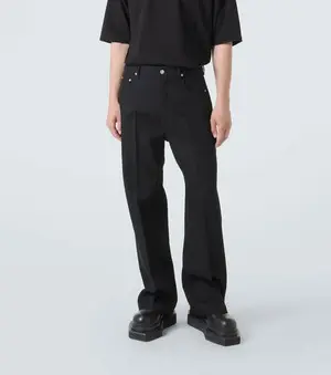 Rick Owens Geth Straight Jeans - Black