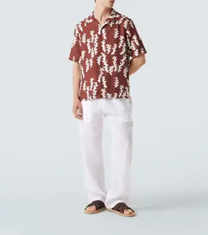 Zegna Suede Espadrille Sandals