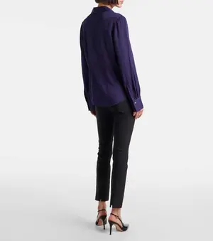 Vince Silk-blend Satin Shirt