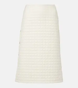Moncler Quilted Midi Skirt