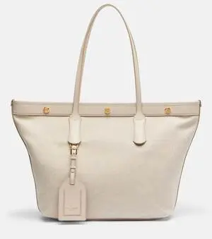 Dolce & Gabbana Canvas And Leather Tote Bag