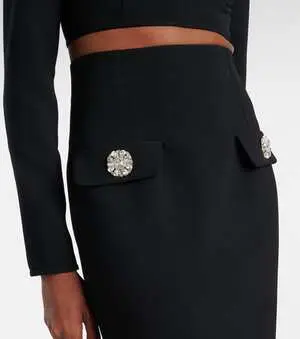 Costarellos Embellished Maxi Skirt