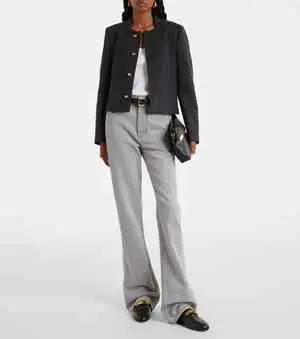 TOD'S Embellished Leather Loafers