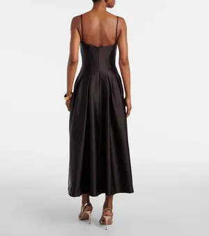 Rebecca Vallance Saskia Corset Dress - Brown