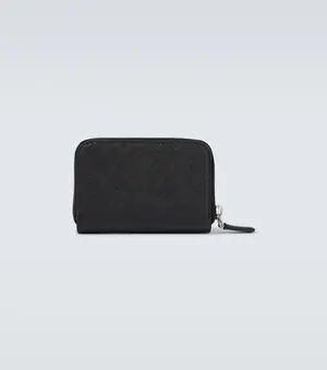 Prada Logo Saffiano Leather Coin Purse