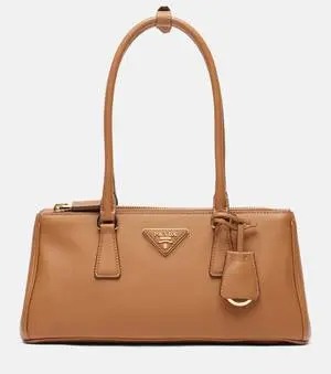 Prada Galleria Medium Leather Tote Bag - Brown