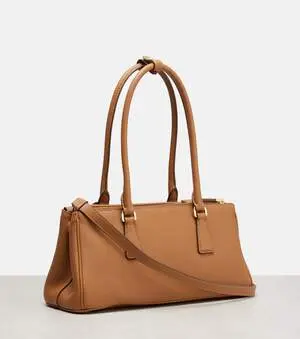 Prada Galleria Medium Leather Tote Bag - Brown
