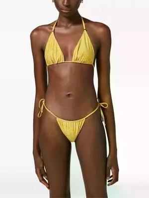 Elisabetta Franchi Polka-dot Bikini - Yellow