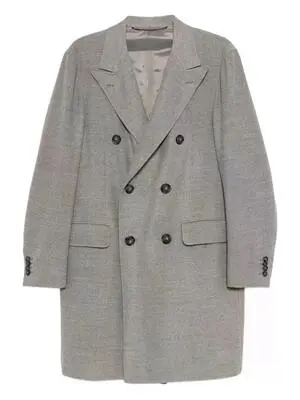 Canali Double-breasted Wool Coat