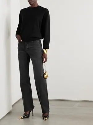 Saint Laurent Cashmere Sweater - Black