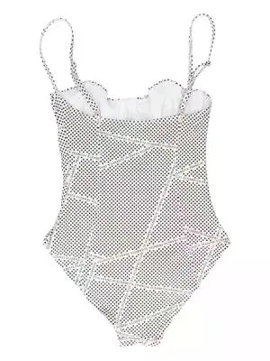 Elisabetta Franchi Polka-dot Print Swimsuit