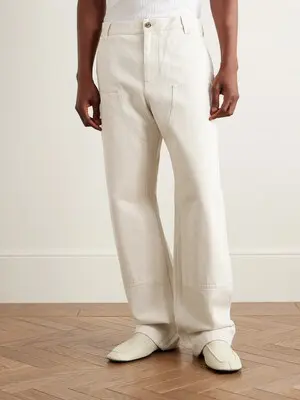Versace Straight-leg Panelled Jeans