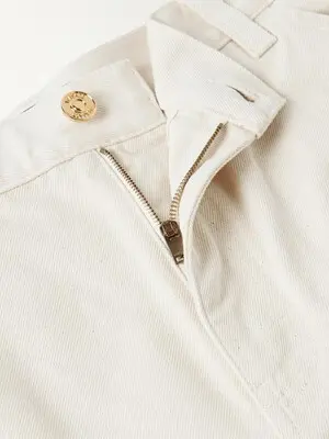 Versace Straight-leg Panelled Jeans