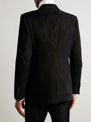 TOM FORD Cotton-blend Velvet Tuxedo Jacket