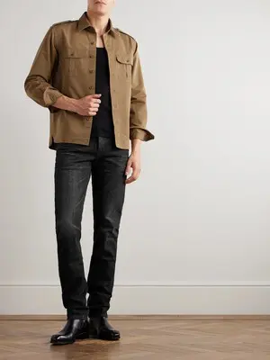 TOM FORD Slim-fit Selvedge Denim Jeans - Black