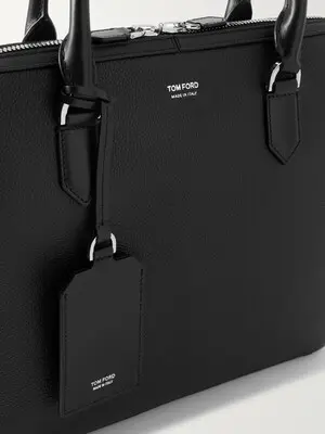 TOM FORD Elliot Full-grain Leather Briefcase