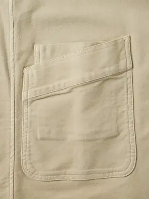Officine Générale Elio Garment-dyed Cotton-moleskin Jacket