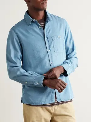 Officine Générale Alex Lyocell-chambray Shirt