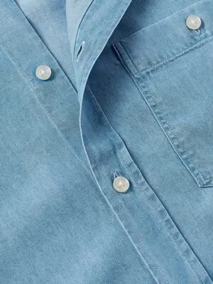 Officine Générale Alex Lyocell-chambray Shirt