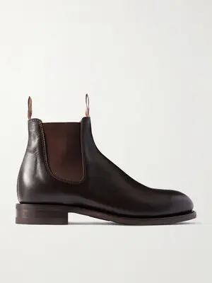 R.M.WILLIAMS Comfort Turnout Leather Chelsea Boots - Brown