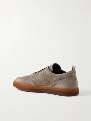 Officine Creative Asset 001 Suede Sneakers - Gray