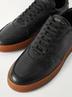 Officine Creative Asset 001 Leather Sneakers - Black