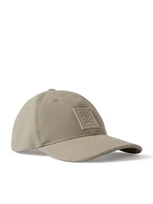 Loewe Logo-appliquéd Baseball Cap - Neutrals