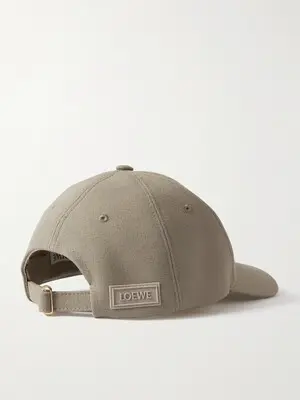 Loewe Cotton-canvas Baseball Cap - Neutrals
