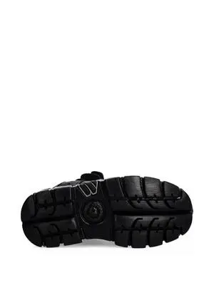 NEW ROCK Lace-up Chunky Boots
