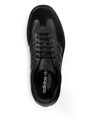 Adidas Gazelle Three-stripes Platform Sneakers - Black