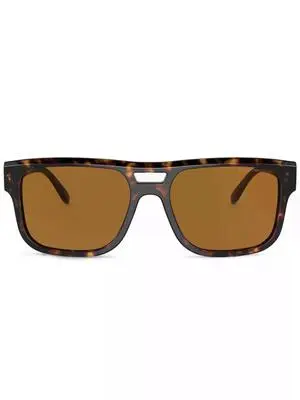 Emporio Armani Square-frame Sunglasses - Brown