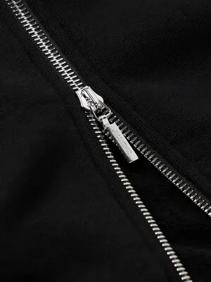 Jacquemus Logo-embroidered Cotton-jersey Zip-up Hoodie