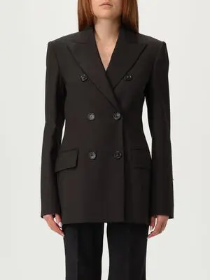 Sportmax Double-breasted Jacket - Brown
