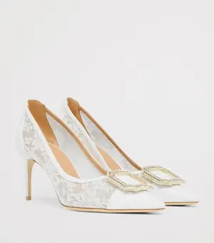 MALONE SOULIERS Lace Monroe Pumps 70