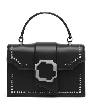 MALONE SOULIERS Mini Leather Audrey Top Handle Bag