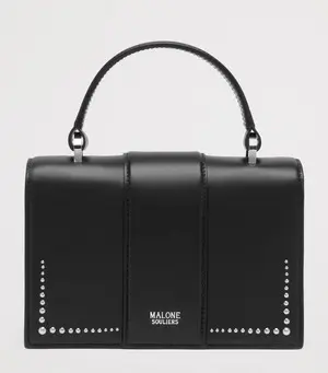 MALONE SOULIERS Mini Leather Audrey Top Handle Bag