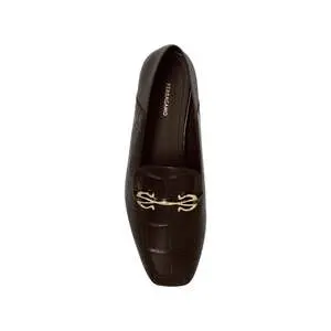FERRAGAMO Louis Leather Loafers