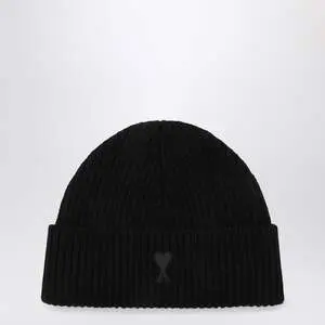 Ami Ami De Coeur Wool Beanie Black
